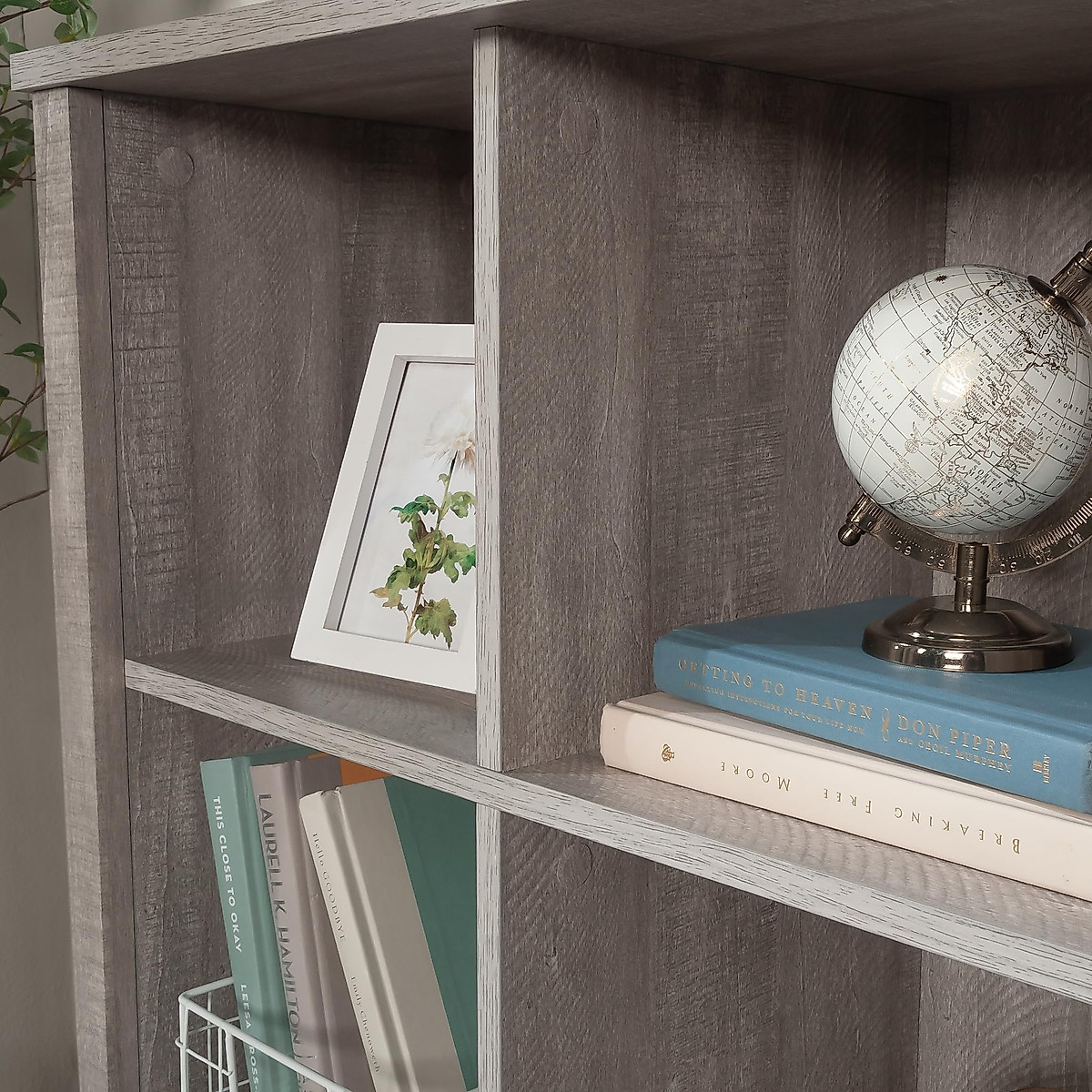 Sauder Miscellaneous Storage Cubby Storage Bookcase, Spring Maple Finish