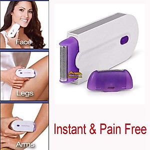 YES Finishing Touch Hair Remover Epilator Tool Instant Pain with Sensor Light …