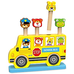 Montessori Toys for 1 Year Old Boy and Girl - Preschool Learning Activities - Develops Fine Motor Skills - Montessori Toys for Toddlers - Great Birthday Gift for 1 Year Old Boy Gifts and Girls
