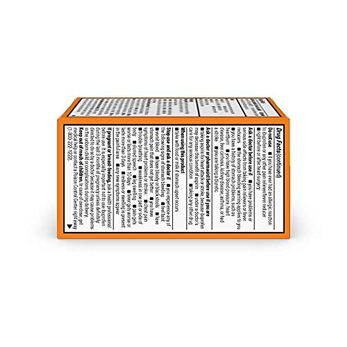 Amazon Basic Care Ibuprofen Tablets, 200 mg, Pain Reliever/Fever Reducer, 100 Count