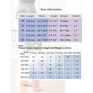 Daydance Black Dance Pants Ripstop Women Ballet Shorts Bloomers for Work Out