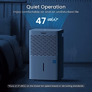 TOSOT 50 Pint with Internal Pump 4,500 Sq Ft Dehumidifier Energy Star - for Home, Basement, Bedroom or Bathroom - Super Quiet (Previous 70 Pint)