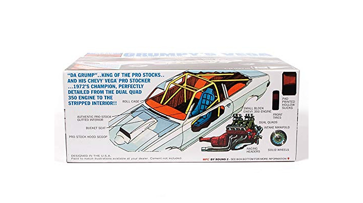MPC 1972 Chevy Vega Model Kit - Pro Stock Drag Racing Replica