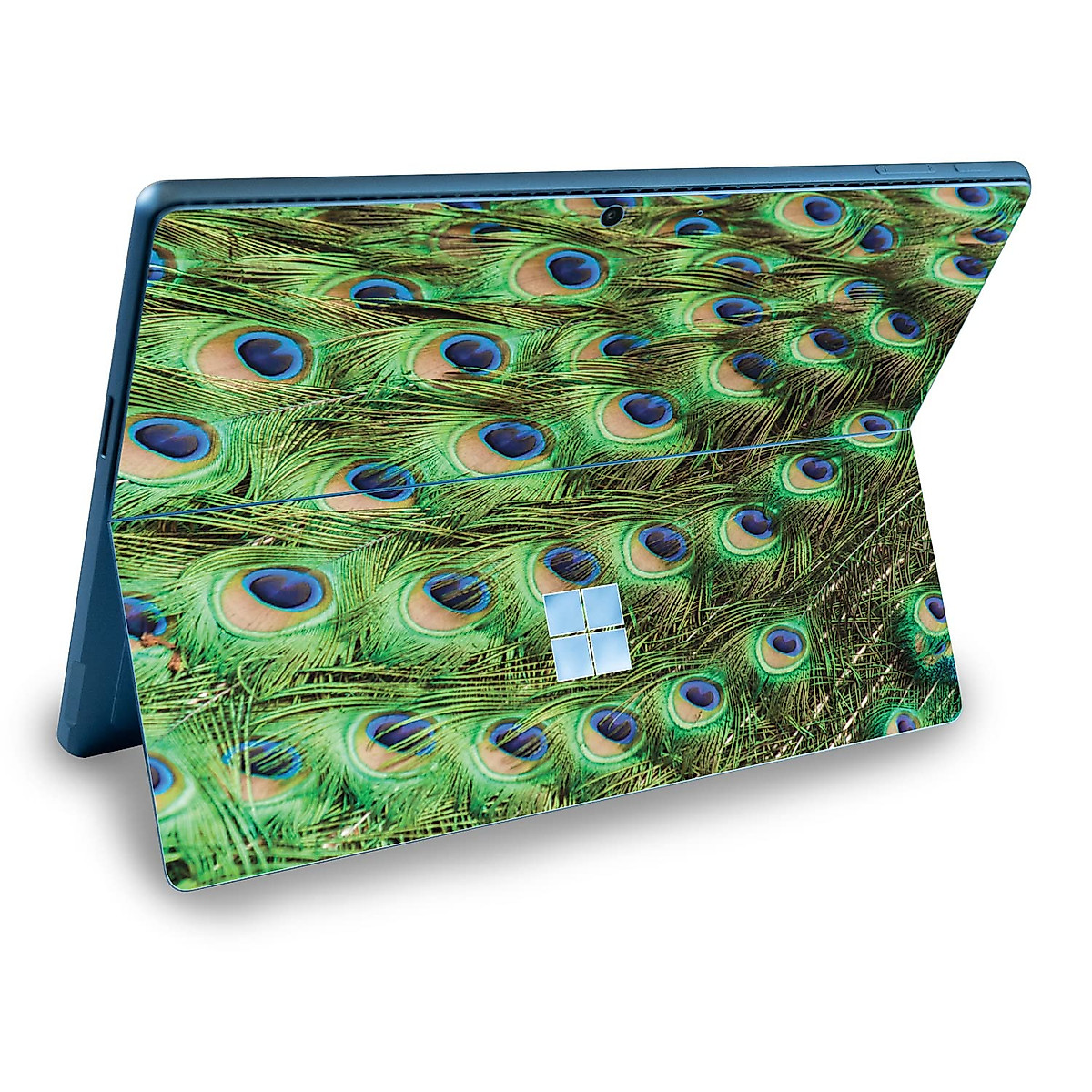 MightySkins Skin Compatible with Microsoft Surface Pro 9 (2022) - Peacock Pattern | Protective, Durable, and Unique Vinyl Decal wrap Cover | Easy to Apply & Change Styles | Made in The USA
