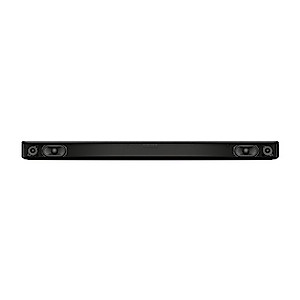 Sony S100F 2.0ch Soundbar with Bass Reflex Speaker, Integrated Tweeter and Bluetooth, (HTS100F), easy setup, compact, home office use with clear sound black