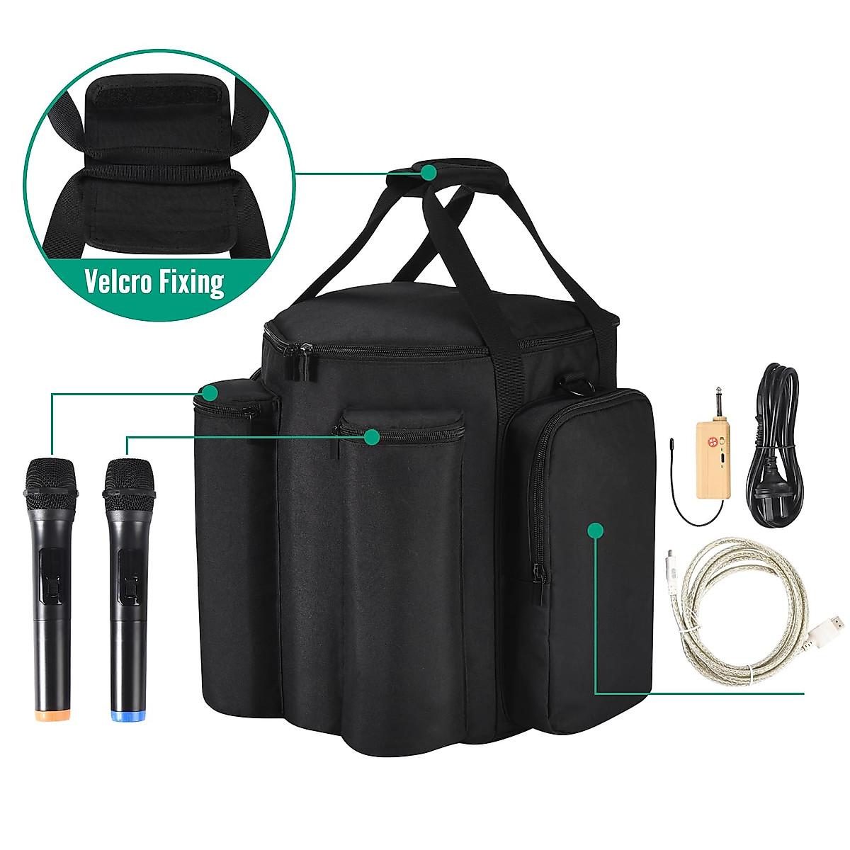 YipuVR Travel Case for Bose S1 Pro/S1 Pro +, Soft Carrying Bag Compatible with BOSE S1 Pro / S1 Pro Plus Portable Bluetooth Speaker,Speaker Cover with Shoulder Strap-Only Case