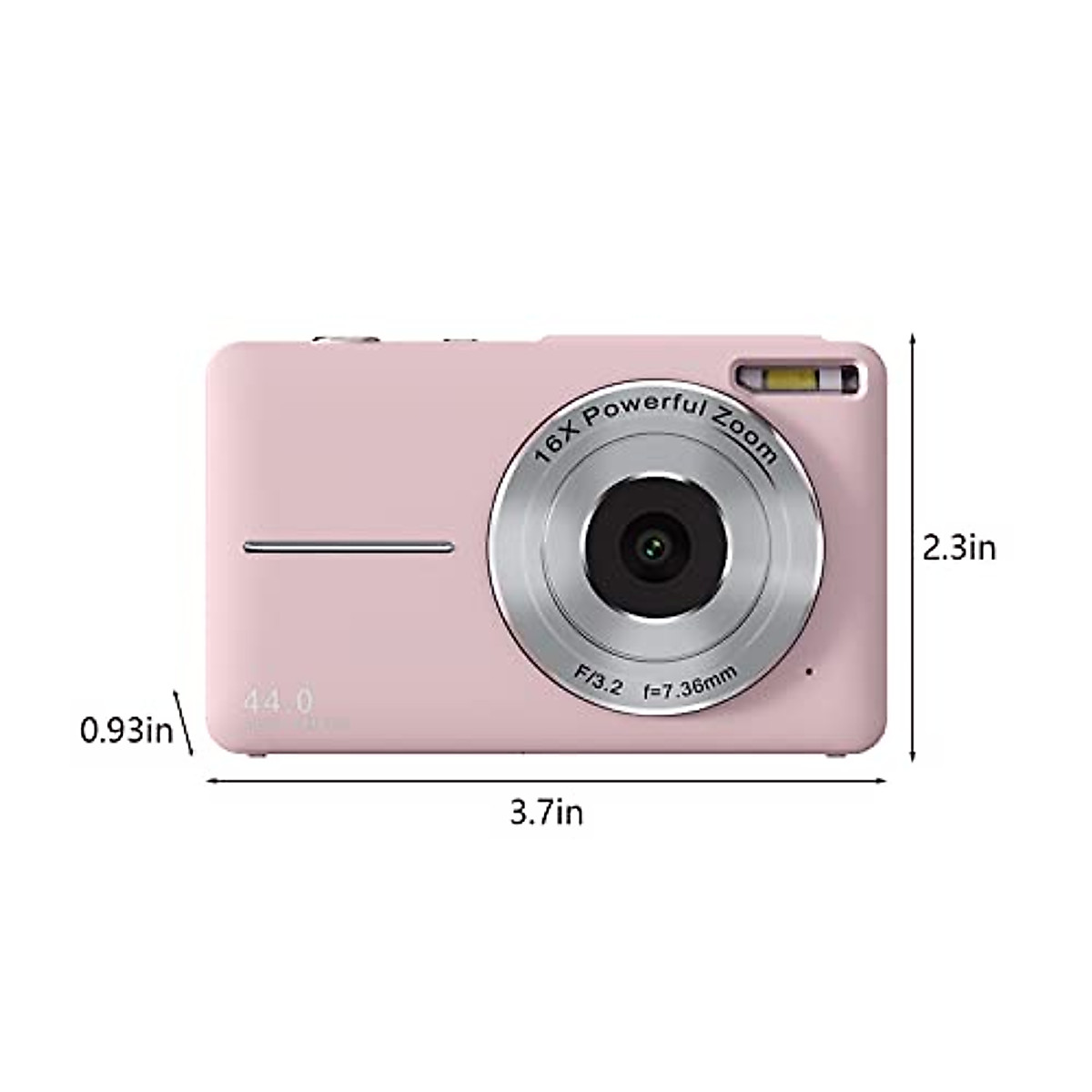 1080P High-Definition Digital Camera, 44 Million Pixels 16x Digital Zoom Camera Anti-Shake Proof Home Camera, 2.5 inch TFT-LCD Screen#