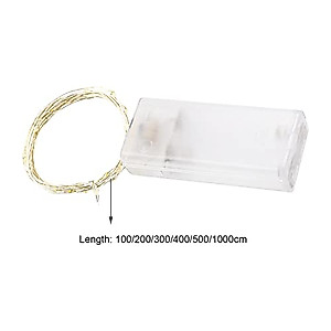 curfair Fairy Light Long Service Life LED Light Garland Festive Bright Faddish Battery Operated Red 1