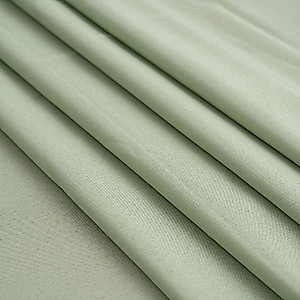 Balsa Circle 132 inch Sage Green Round Polyester Tablecloth Fabric Table Cover Linens - for Wedding Party Banquet Reception Events Kitchen Dining