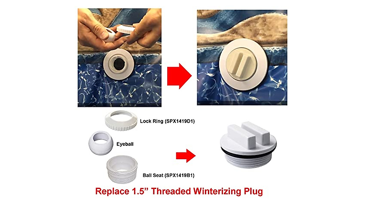 Adjustable Hydrostream Return Jet Fitting - 6 Pack