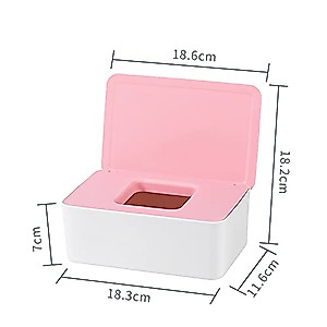 Wipes Dispenser Wet Wipes Storage Box with Lid Dustproof Tissue Storage Box Napkin Storage Case Modern Rectangular Wipe Container For Home Car