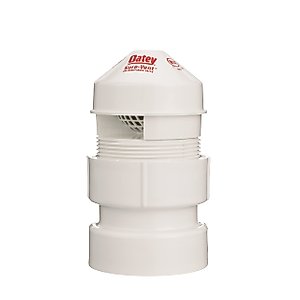 Oatey Sure-Vent 1-1/2 in.–2 in. 160 Branch, 24 Stack DFU Air Admittance Valve with White PVC Sch. 40 Adapter
