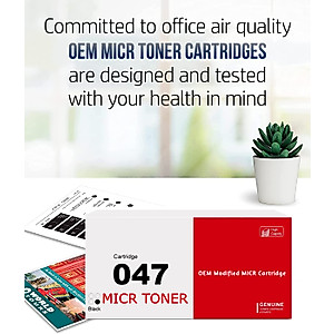 RT LBP113w imageCLASS Wireless Check Printer Bundle with 1 OEM Modified 047 MICR Toner Cartridge for Printing Checks (2 Items)