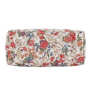 Signare Tapestry Hobo Shoulder bag slough purse for Women with Flower Meadow Design