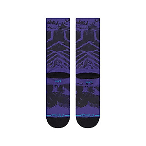 Stance Yibambe Crew Socks (Medium, Purple)