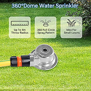 Metal Lawn Sprinkler Garden Water Sprinklers Lawn Irrigation System for Small to Medium Area Watering Outdoor Garden Yard Lawn