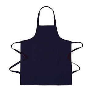 AEKTBY Adjustable Water drop Resistant Apron with 3 Pockets, Kitchen Cooking & Grilling Aprons for Women Men Chef (Black)