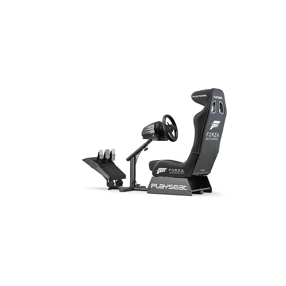 Playseat Evolution Pro Sim Racing Cockpit | Comfortable Racing Simulator Cockpit | Adjustable | Compatible with All Steering Wheels & Pedals on The Market | Supports PC & Console | Forza Motorsport