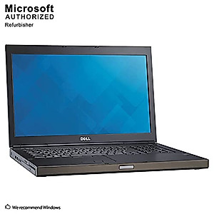 Dell Precision M6800 17.3in Laptop Business Notebook (Intel Core i7-4810MQ, 16GB Ram, 500GB HDD, 2GB Integrated Graphics Card, HDMI, DVD-ROM, WiFi, Express Card) Win 10 (Renewed)
