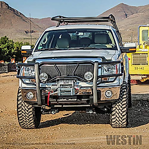 Westin 57-92505 Black HDX Winch Mount Grille Guard fits 2009-2014 F-150 (Excl. Raptor, Harley Davidson)