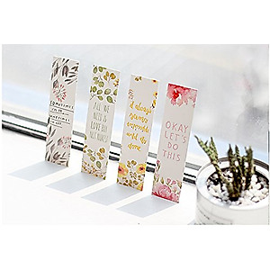 Beautiful Flower Bookmarks for Women Kids Girls Teens Children,30PCs