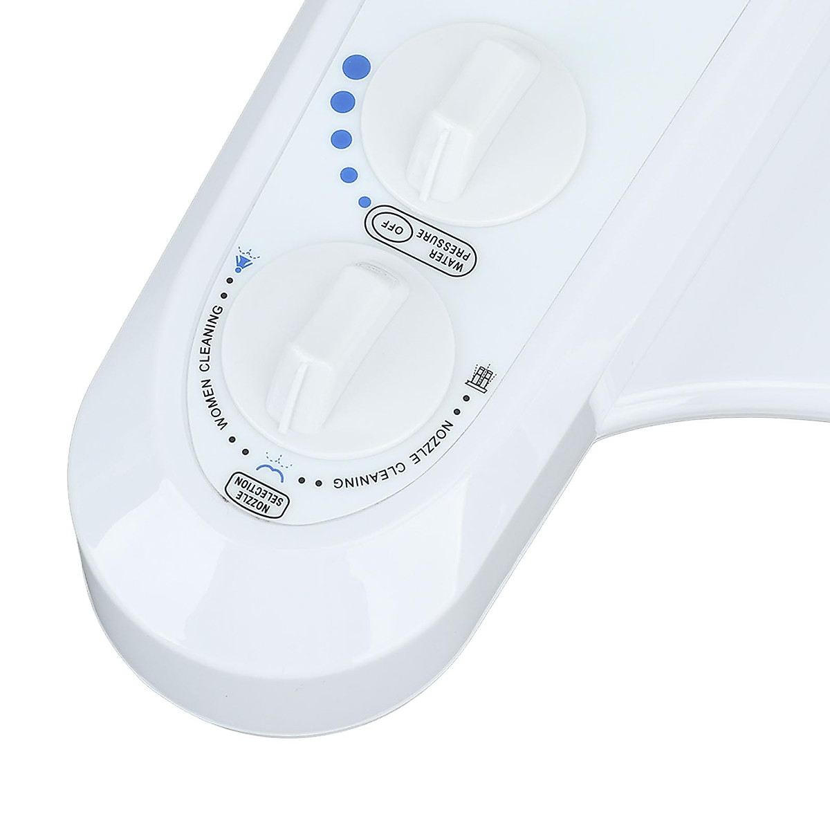 Honio Bidet Attachment, Self Dual Nozzle Gentle Toilet Seat Bidet Water Saving for Feminine Wash (3/8)