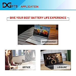 DGTEC New AA-PBXN8AR Laptop Battery Replacement for Samsung 9 900X4D NP900X4C-A01 A02 A03 900X4 900X46 900X4B-A01DE Series Notebook NP900XC4D NP900X4B(7.4V 62Wh/8400mAh)