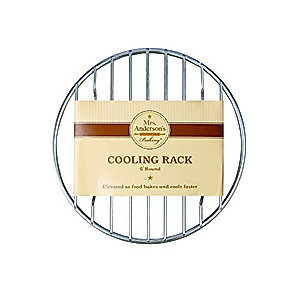 Mrs. Anderson’s Baking Professional Baking and Cooling Rack, Round, 6-Inches