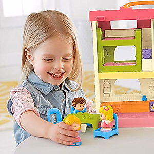 Fisher-Price Little People Surprise & Sounds Home [Amazon Exclusive] & Little People Community Heroes, Figure Set Featuring 5 Character Figures for Toddlers and Preschool Kids Ages 1 to 5 Years