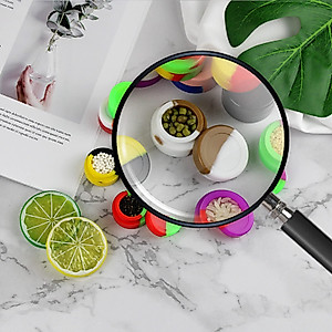 ooDuo 5ml Silicone Containers Wax 100pcs Non-Stick Mini Round Kitchen Jar Multi Use Storage Cream Bottle Random Color