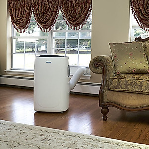 Emerson Quiet Kool EAPC10RD1 3 in 1 Portable Air Conditioner, Dehumidifier & Fan with Remote Control | for Rooms up to 350 Sq.Ft. | Digital Display | 24H-Timer | White | EAPC6RC1, Sq. Ft