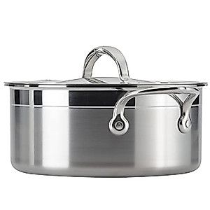 Hestan - ProBond Collection - Professional Clad Stainless Steel Soup Pot, Induction Cooktop Compatible, 3 Quart