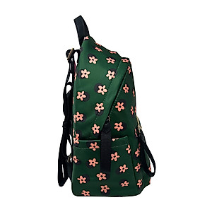 Kate Spade New York Chelsea Medium Floral Nylon Backpack, Green/Multi (K8123-300)