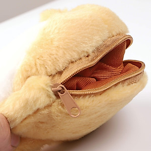 ANJUU Corgi Butt Coin Purse, Cute Corgi Butt Animal Pet Wallet with Zipper Close for Kids Girls Women Birthday Gift