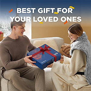 Bedsure Heating Pad for Back Pain Relief - Mother's Day & Birthday Gifts for Women Men Moms, FSA HSA Eligible, Electric Heated Pad for Neck and Shoulders, ETL Certified, Extra Large 24"x33", Grey