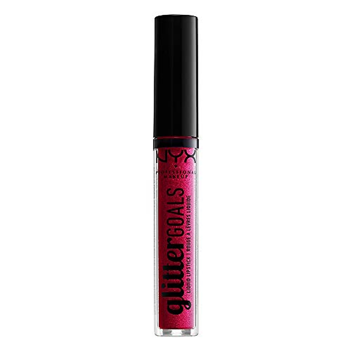 NYX PROFESSIONAL MAKEUP Glitter Goals Liquid Lipstick - Reflector, Hot Pink With Pink And Magenta Glitter