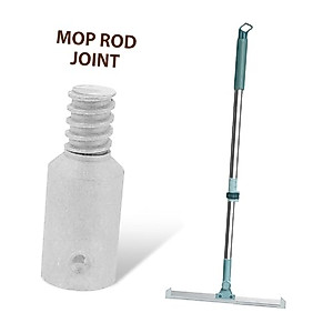 2pcs Telescopic Pole Adapter Brooms Handle Threaded End Broom Handle Threaded Push Broom Handle Pole Adapter for Broom Metal Thread Tip Handle Tips for Metal Poles Connector Silver KOMBIUDA