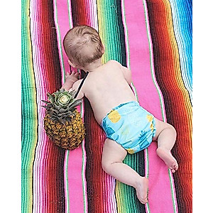 Cheeky Cloth One Size Reusable Swim Diaper (White)