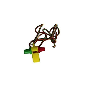 (3 Pack) Acme Model 444 Plastic Samba Carnival Whistle