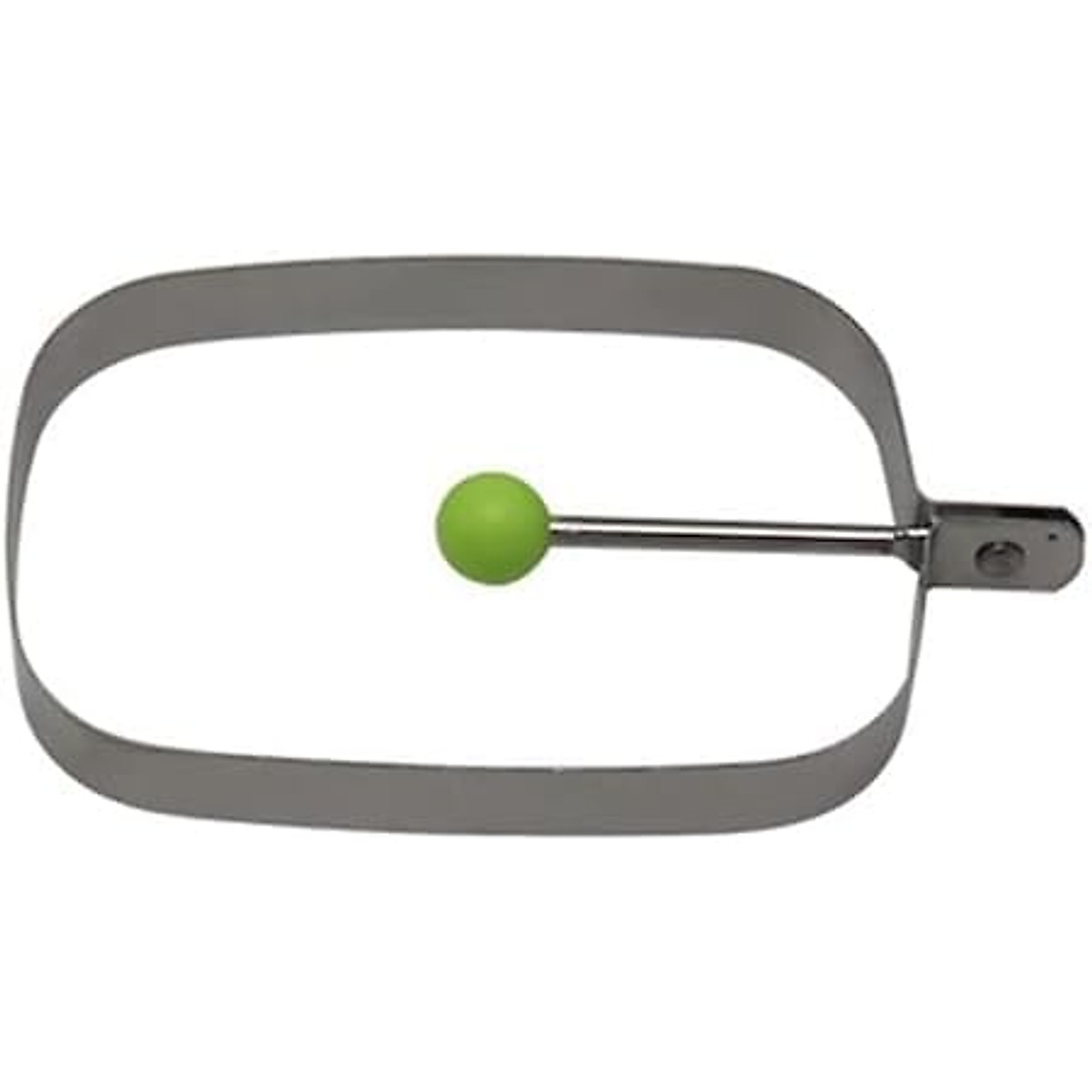 1Pc Egg Rings,Rectangle Crumpet Ring Mold, Stainelss Steel Egg Cooking Rings, Pancake Mold For Frying Eggs And Omelet Specialty Cookware（Silver）