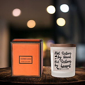 Veracco Not Sister by Blood But Sister by Heart Birthday Gifts for Her Him Women, Mom, Sister, Bestfriends, Coworkers Gifts- Relaxing Gifts, BFF Gifts (Lavender)