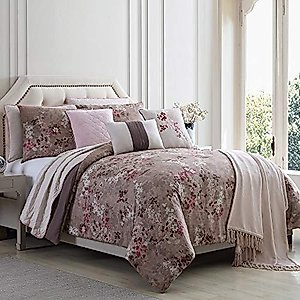 Modern Threads Grammercy 10-Piece Comforter and Quilted Coverleted Coverlet Set Queen