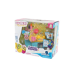 Squinkies Original Cupcake Surprize | Squishies Bake Shop Vending Machine | 9 Squishy Toys Included