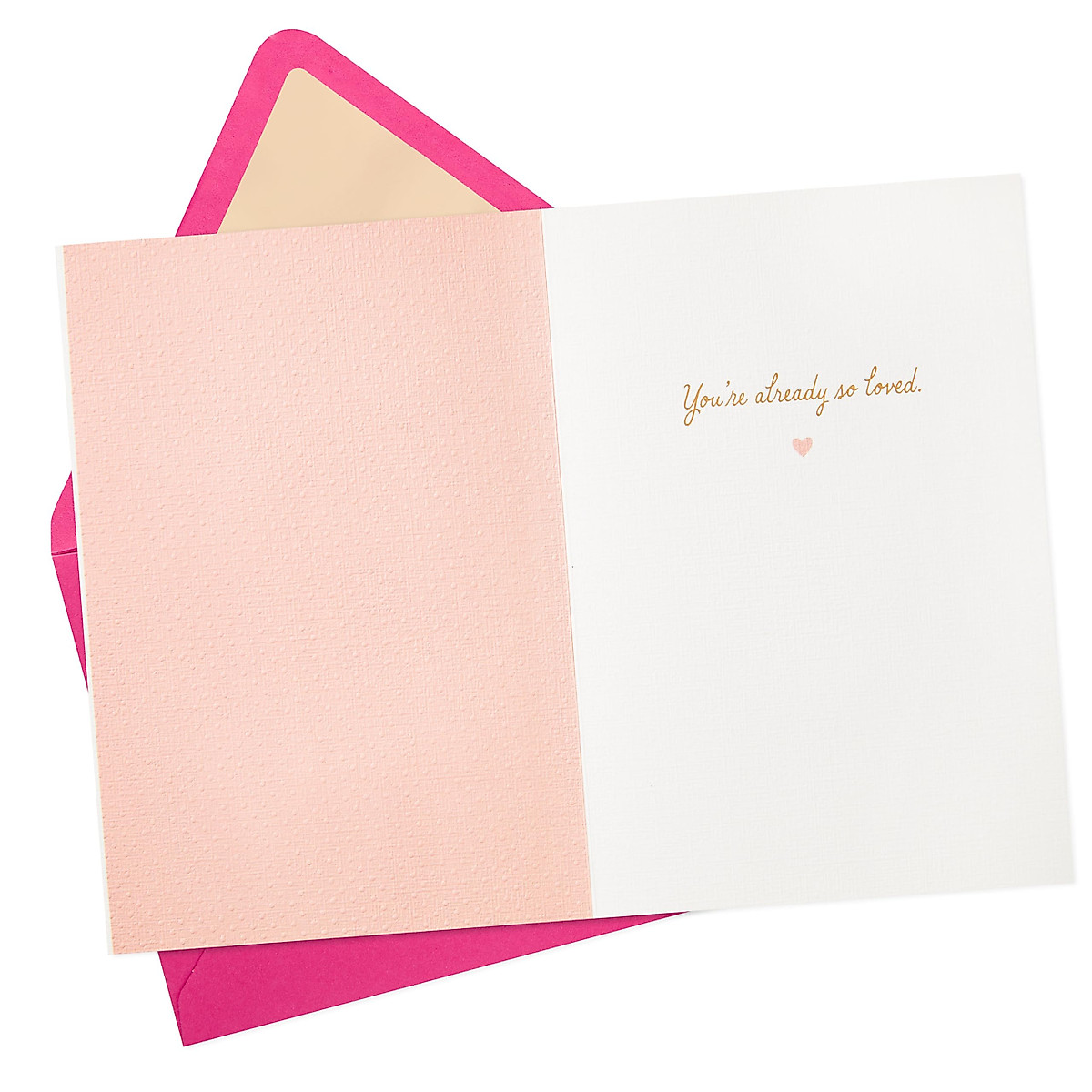 Hallmark Signature Baby Shower Card for Girl (Balloons) Welcome New Baby Girl, Congratulations