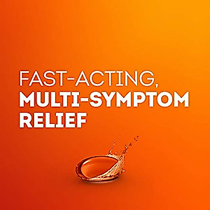 Vicks DayQuil Severe Cold, Flu & Congestion Medicine, Liquicaps, Maximum Strength Orange, 24 Count