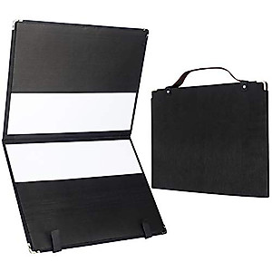 VViViD Black Portable Classic-Style Flat Cachet Portfolio (16" x 21.5")