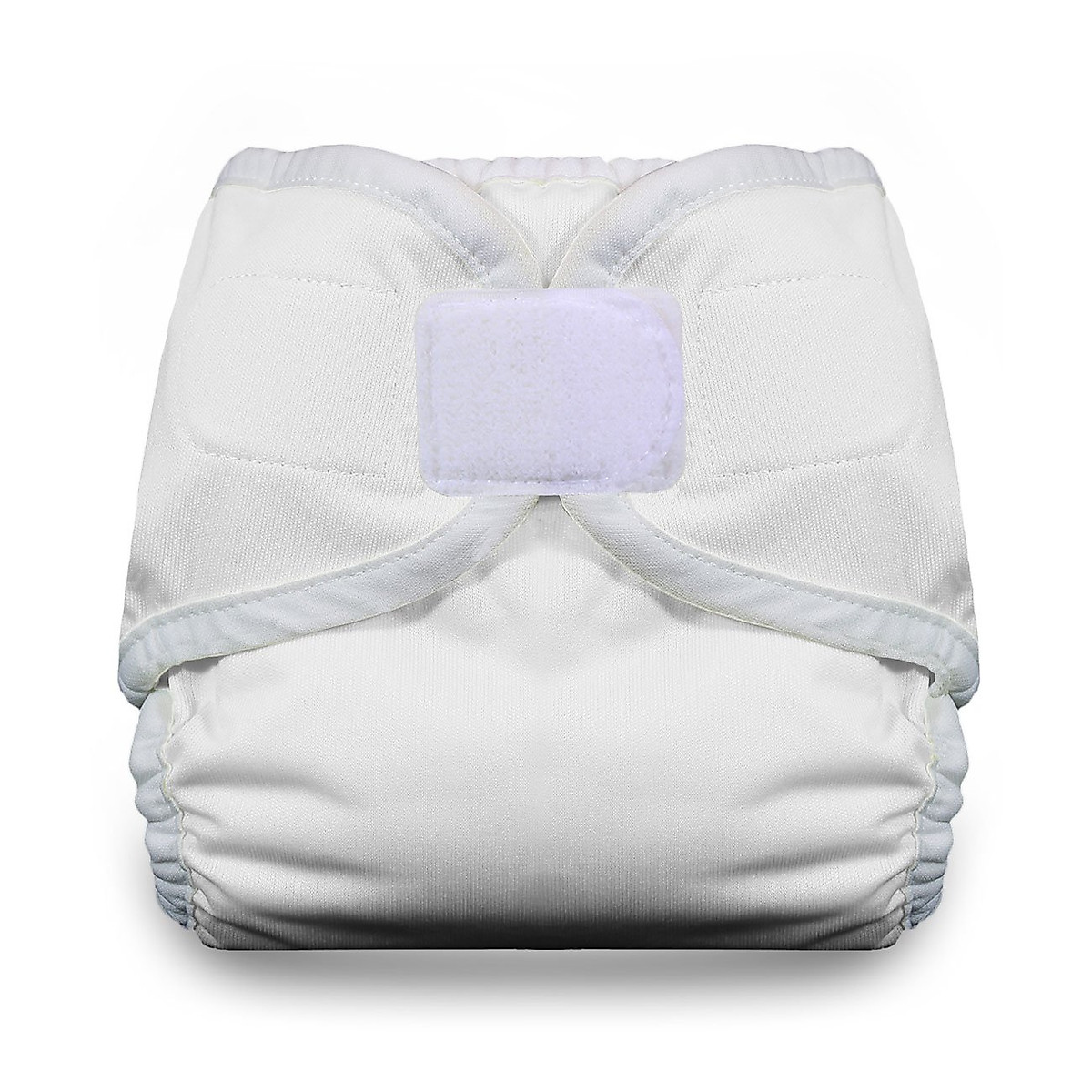 Thirsties Reusable Cloth Diaper Cover, Hook & Loop Closure, White, Small
