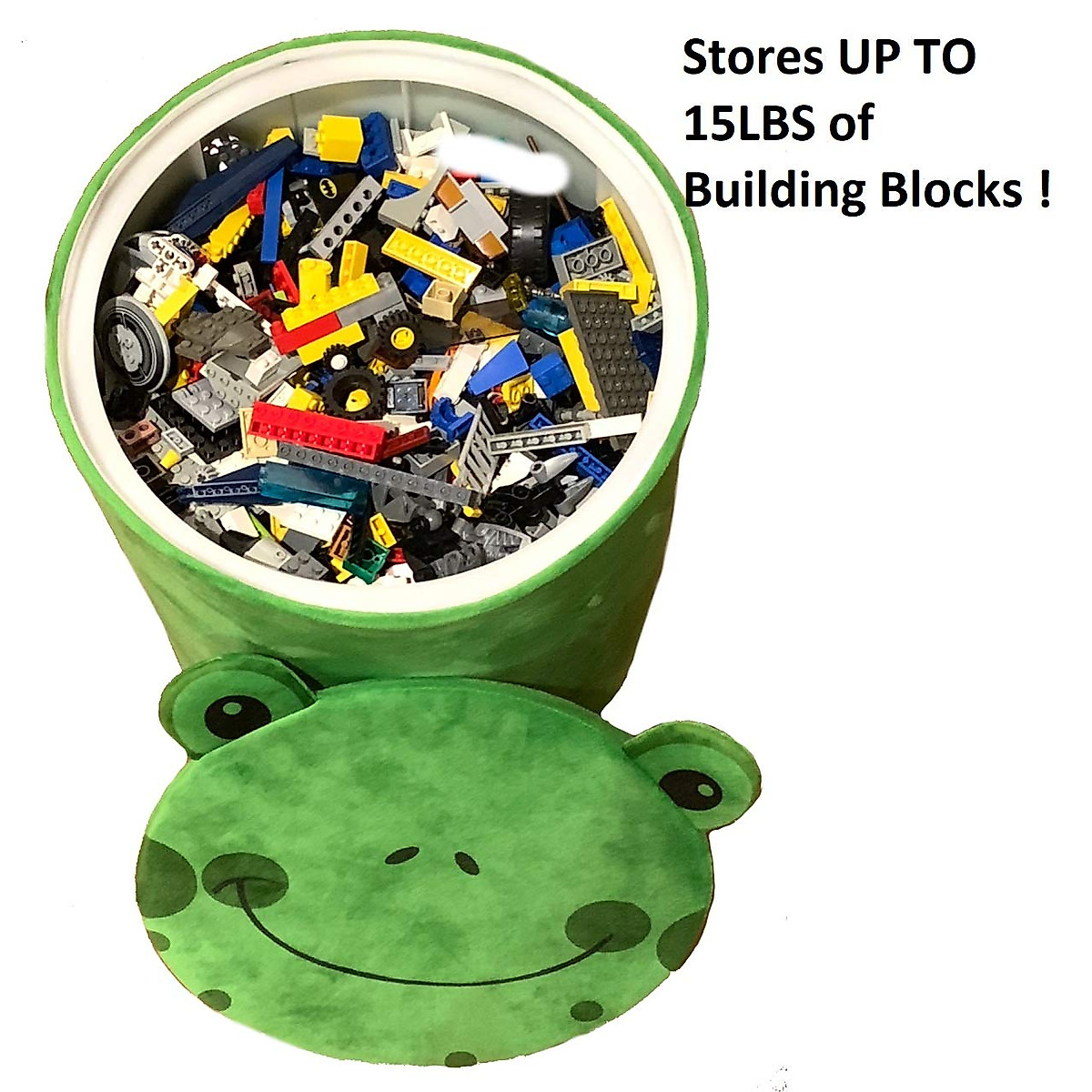 Storl Organizer Storage Stool for Toy and Cloth and Kids Stool (Tree, 12Wx13H)