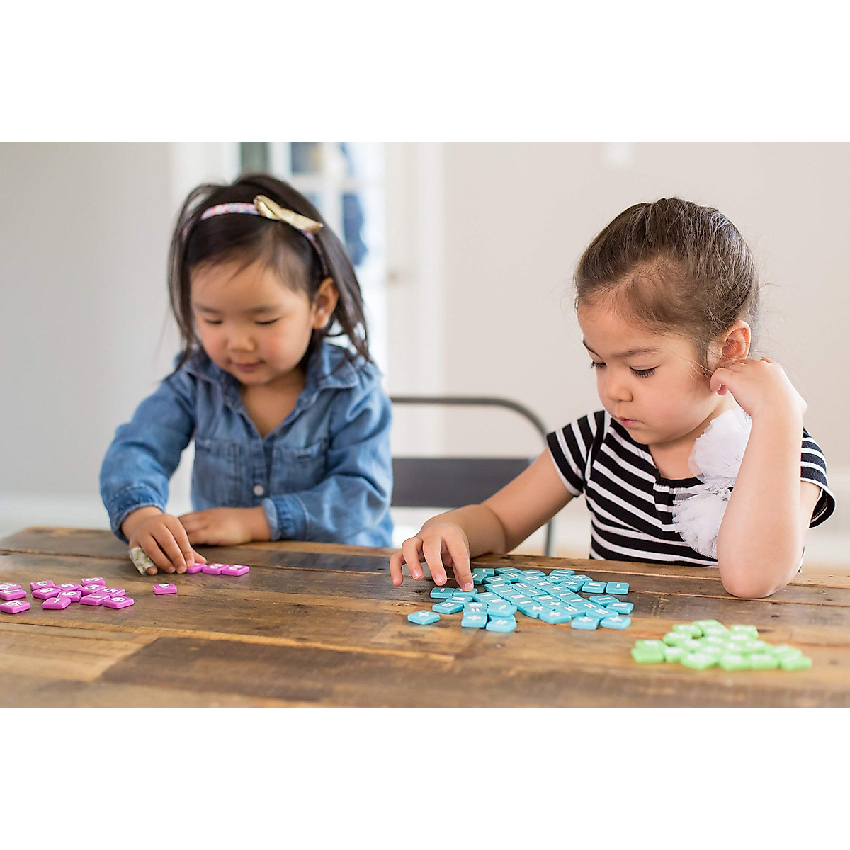 MOBI Kids Fun Math Games for Kids 4-8 - Addition & Subtraction Math Tile Card Games - Educational Math Game in a Classic Crossword Grid - Kids Game Using Numerical and Math Function Tiles