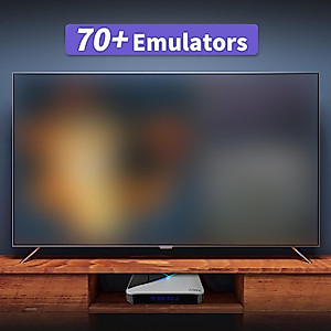 JMachen Retro Game Console Built in 45000+ Games, Plug and Play Video HDMI, Android 9.0 + EmuELEC 4.5 System, Emulator Compatible with 70+ Emulators, S905X3 Chip, 4K Output (JM6)